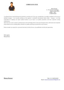 Manoj Kumar CV updated - Society of Wood Science and Technology